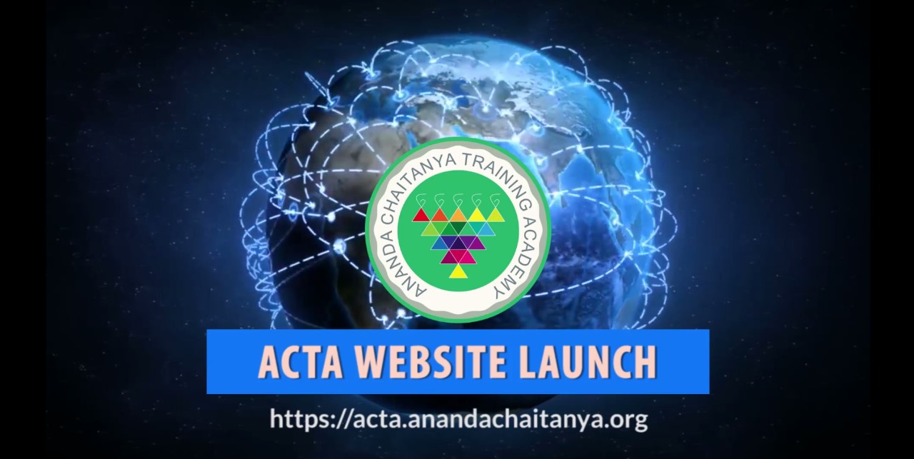 We are excited to announce that we have launched the Ananda Chaitanya ...